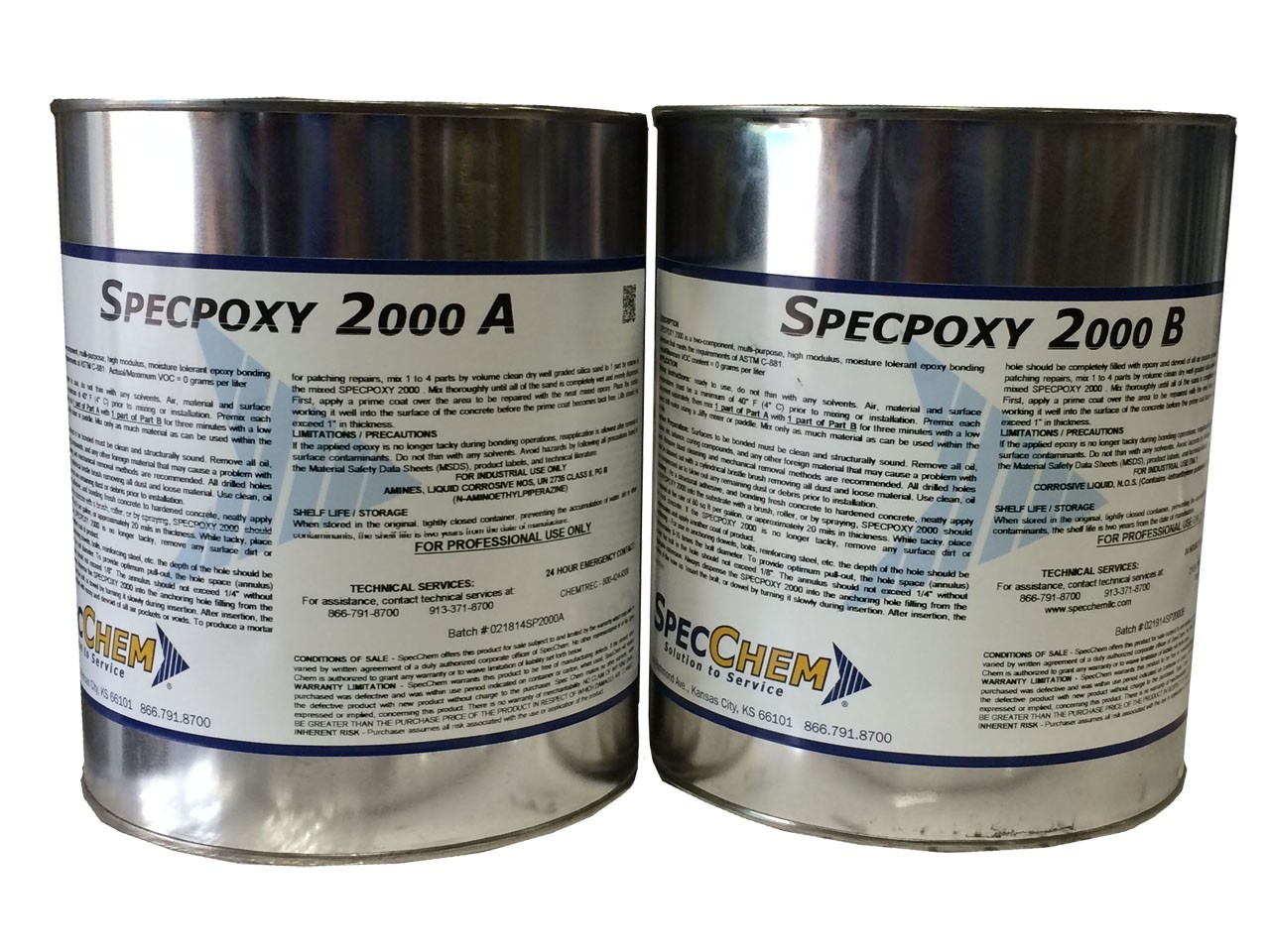 SpecPoxy 2000 - Epoxy - Products & Equipment - Prairie Supply, Inc.