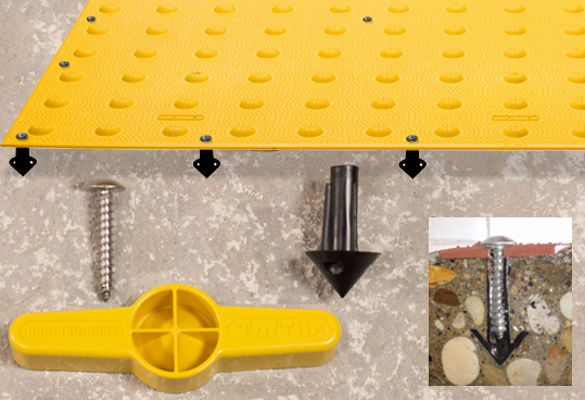 Wet-Set Detectable Warning Panel - ADA Detectable Warning Panel ...